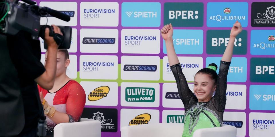 Giulia Perotti shines in junior finals at #Rimini2024 | European Gymnastics